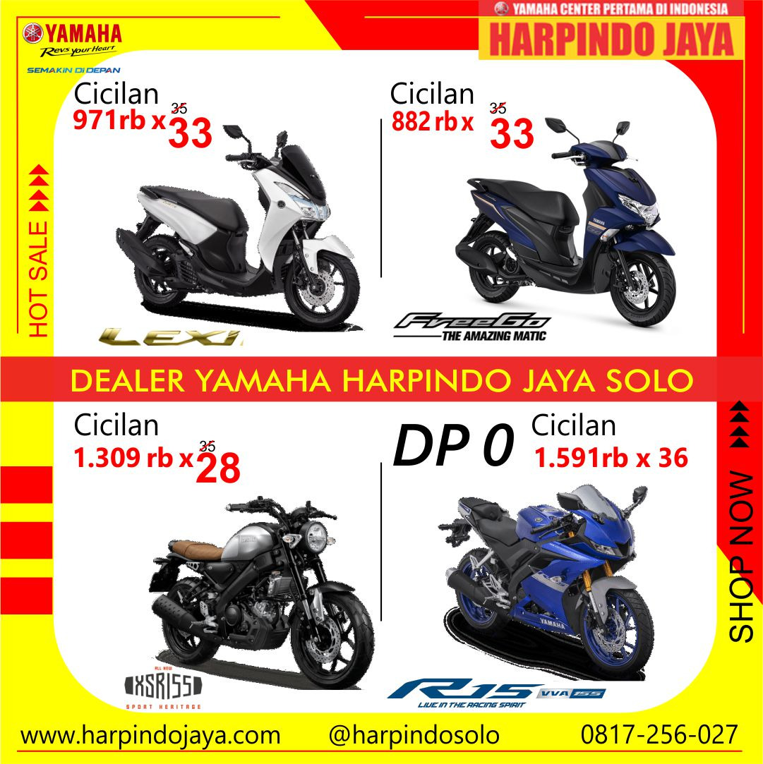 [Desember 2021] Promo Motor Yamaha Akhir Tahun – Harpindo Jaya